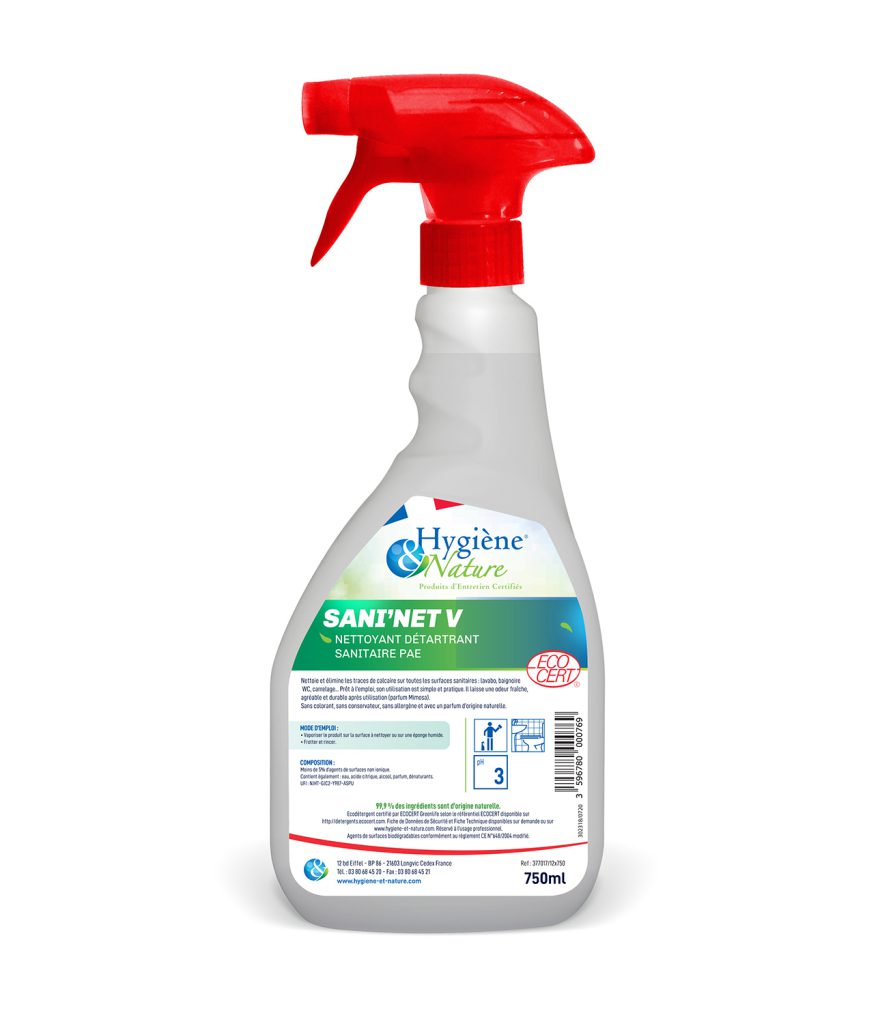 Produits d'hygiène et de désinfection des sanitaires