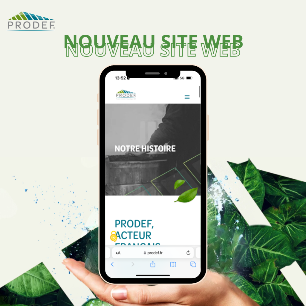 Nouveau site web du Groupe Prodef - Hygiène et Nature